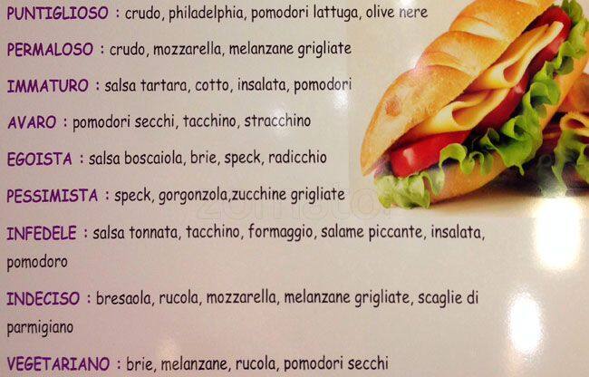 Gran Panino Gran Caffè a Roma: Foto del Menu con Prezzi - Zomato Italia