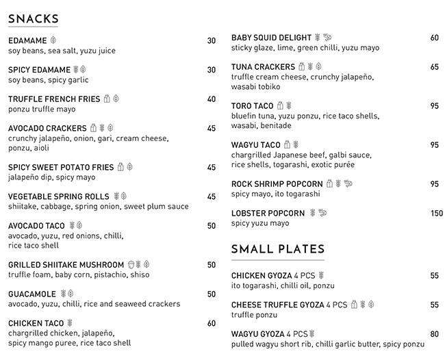 The Penthouse - FIVE Palm Jumeirah Menu - Zomato