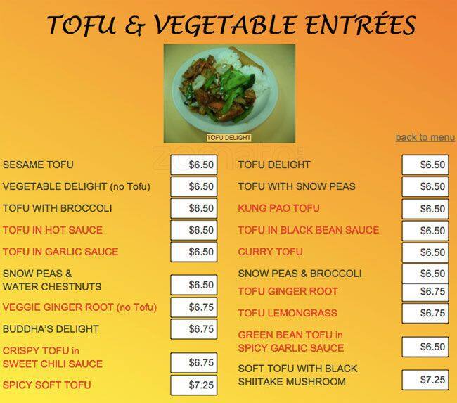 Menu at Hoa Hoa Restaurant, Austin