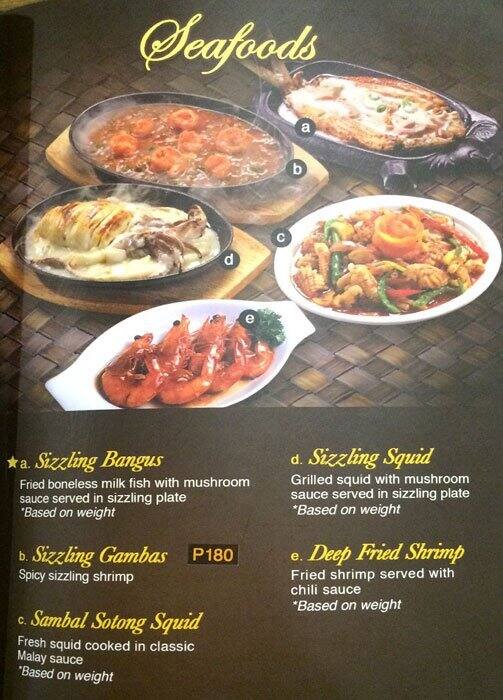 Menu at Neo Neo Restaurant by Ging Ging, Mandaue City, Lower Ground Level