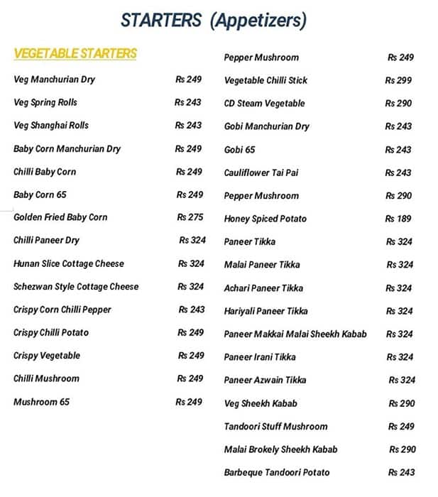 Menu of Mischief, Gandipet, Hyderabad
