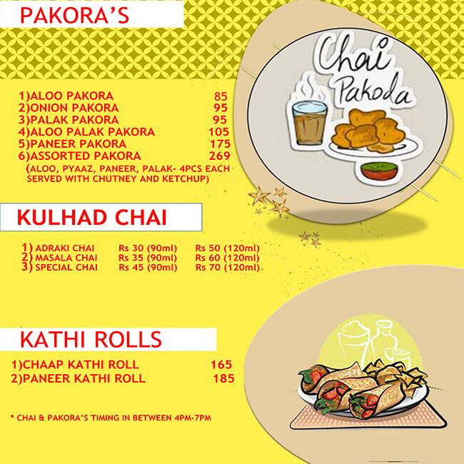 Menu of Sadda Punjabi Cafe, Madhapur, Hyderabad