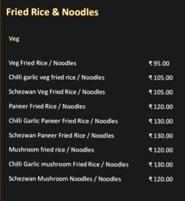 Menu of Self Love Dhaba, Indiranagar, Bangalore