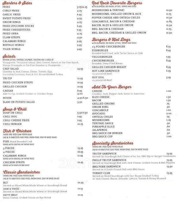 Menu at North Napa BBQ, Napa, Byway E