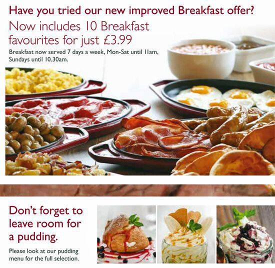 Menu at Toby Carvery Crown restaurant, Bromley, 155 Bromley Common