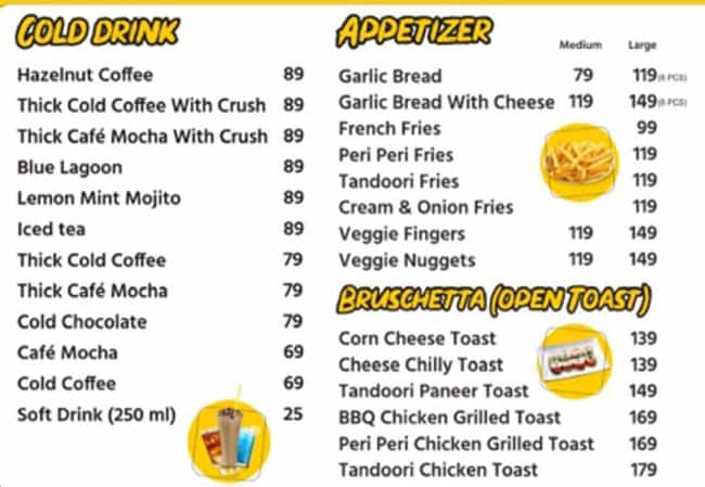 Menu of Slice Factory, Wakad, Pune