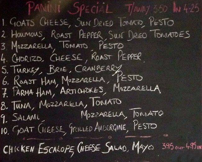 Menu at Gusto Italiano restaurant, London, 135 Half Moon Ln