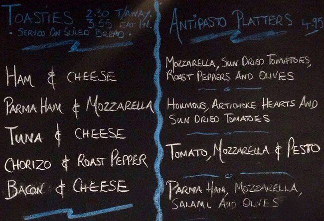 Menu at Gusto Italiano restaurant, London, 135 Half Moon Ln