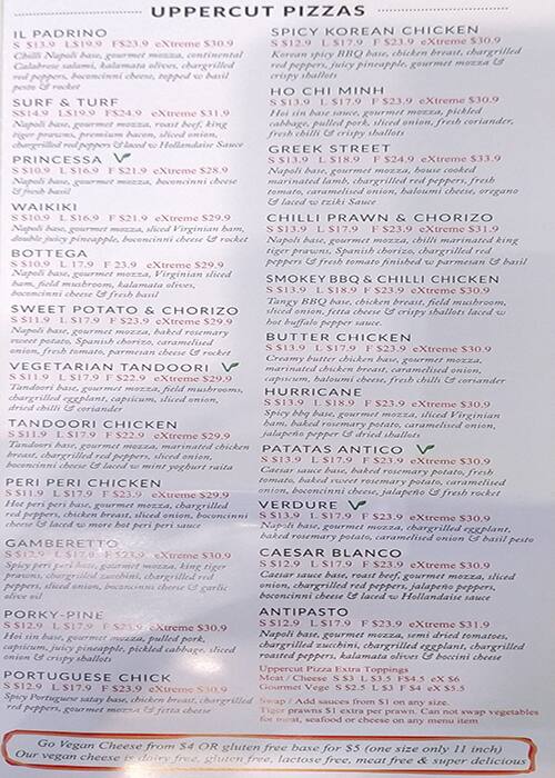 Menu at Pizza From Hot House pizzeria, Epping