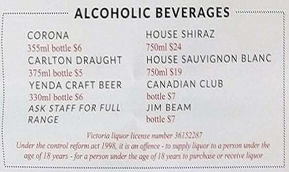 Menu at Pizza From Hot House pizzeria, Epping