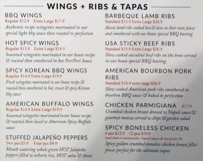 Menu at Pizza From Hot House pizzeria, Epping