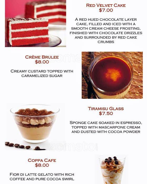 Menu at Grace's Steak & Seafood Restaurant, Bowie