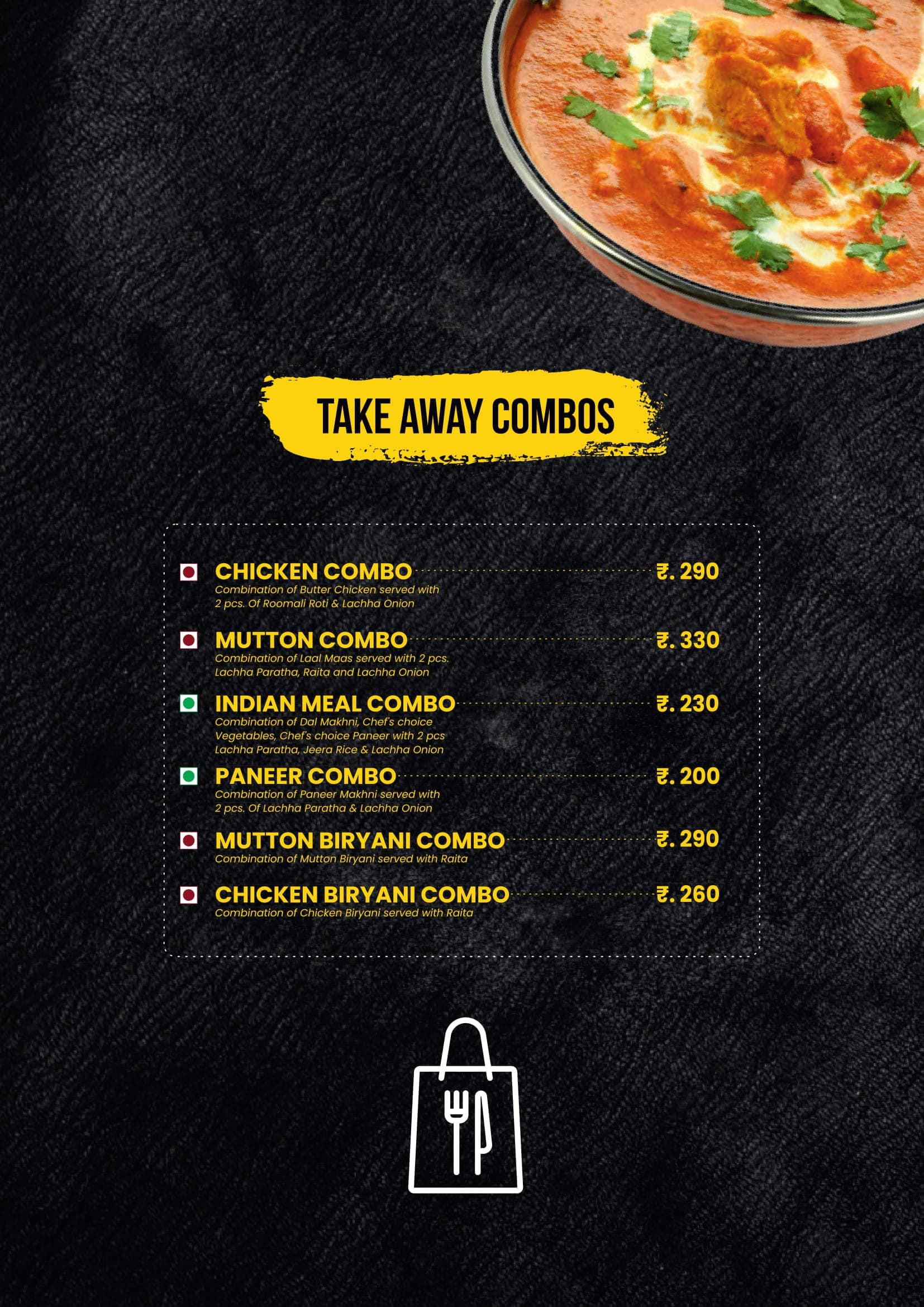 Menu at Someplace Else, Gandhinagar, 117