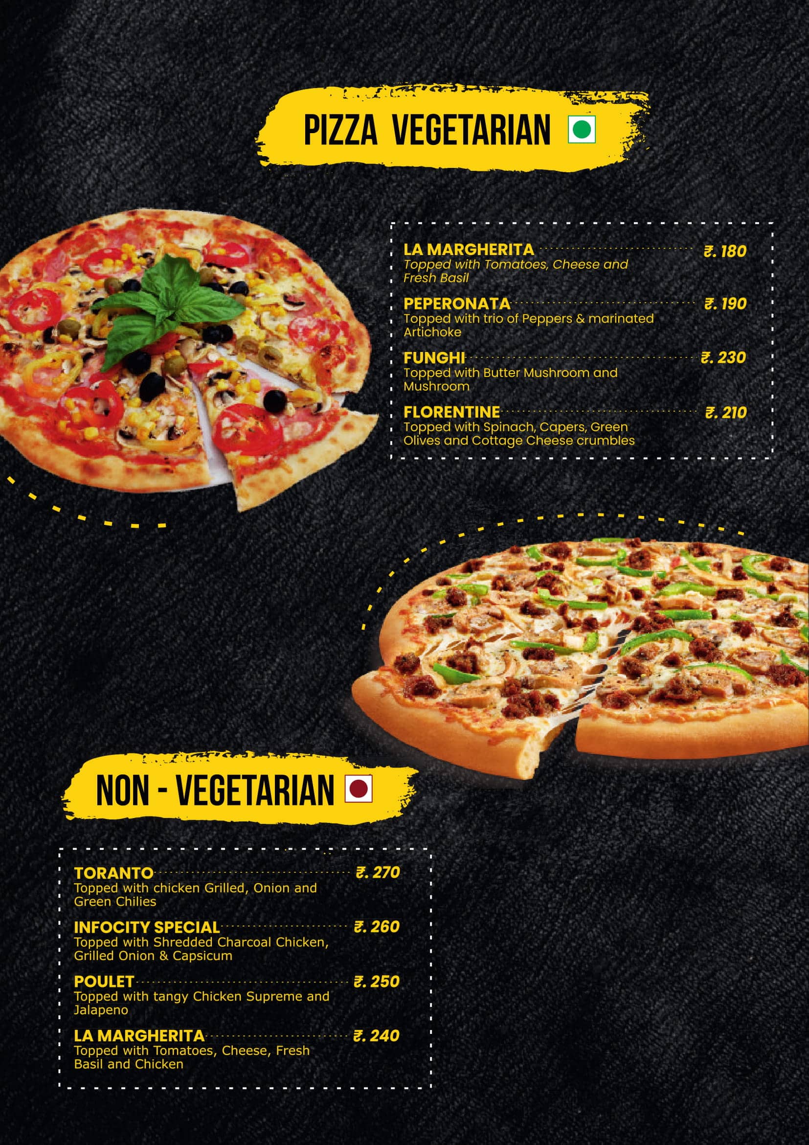 Menu at Someplace Else, Gandhinagar, 117