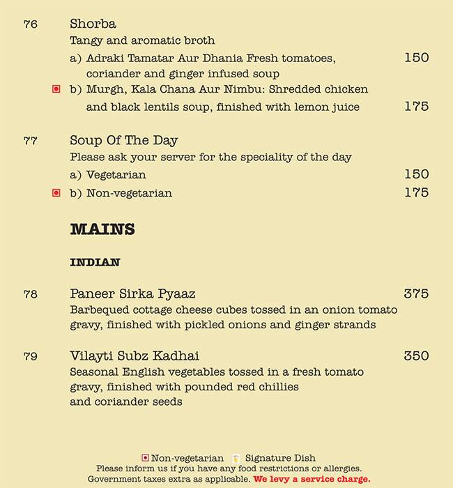 Menu at Citrus Cafe - Lemon Tree Premier, Kolkata