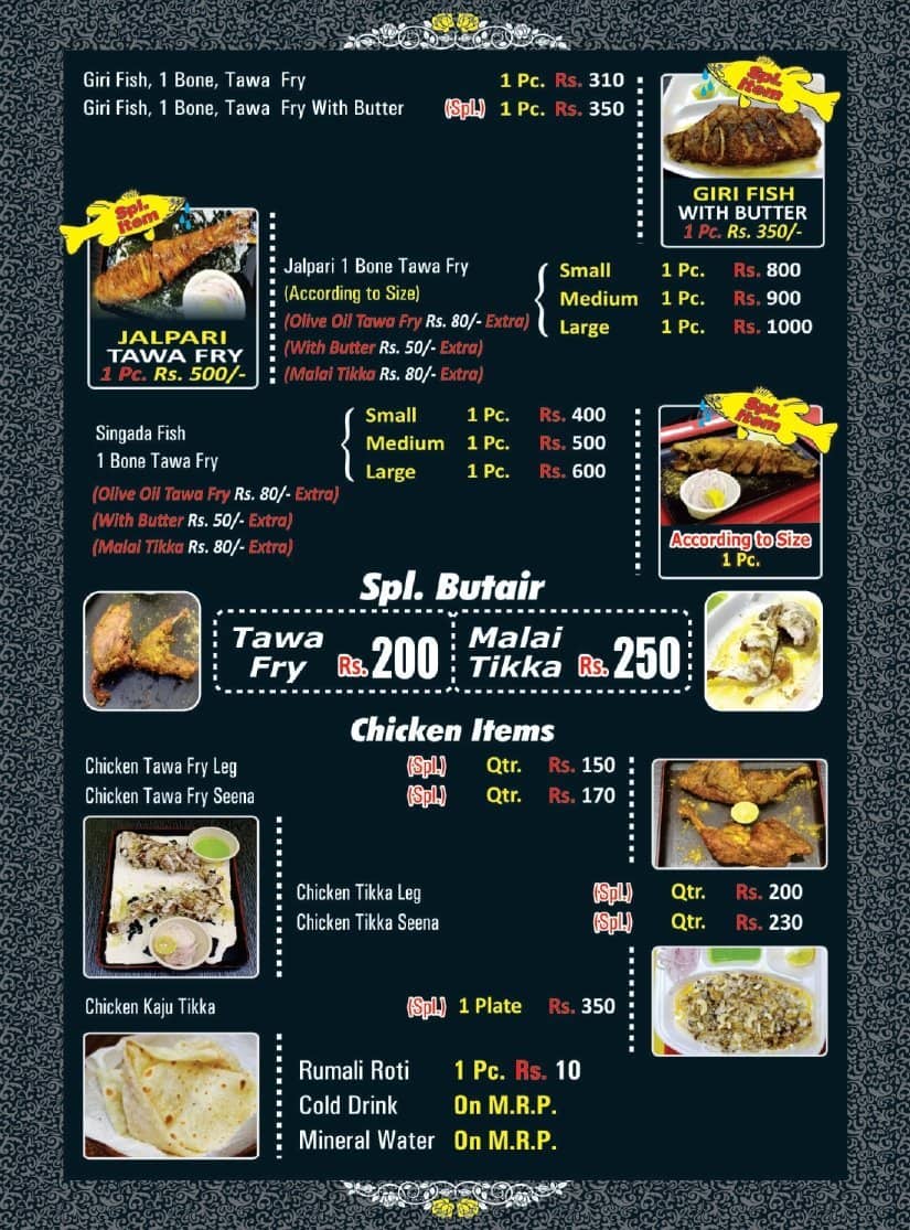 Menu at Udham Fish Point, New Delhi, Shop No - 392