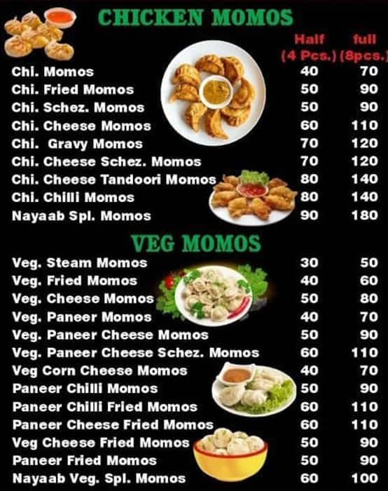 Menu of Buddy's Momos, Vasai, Mumbai