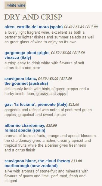 Menu at Albert’s - Restaurants & Bar Didsbury, Manchester