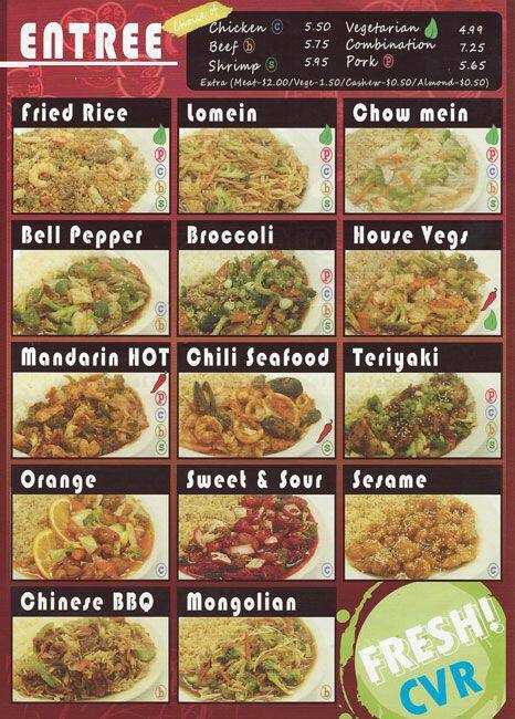 Menu at China Village restaurant, Dallas, 703 W Illinois Ave