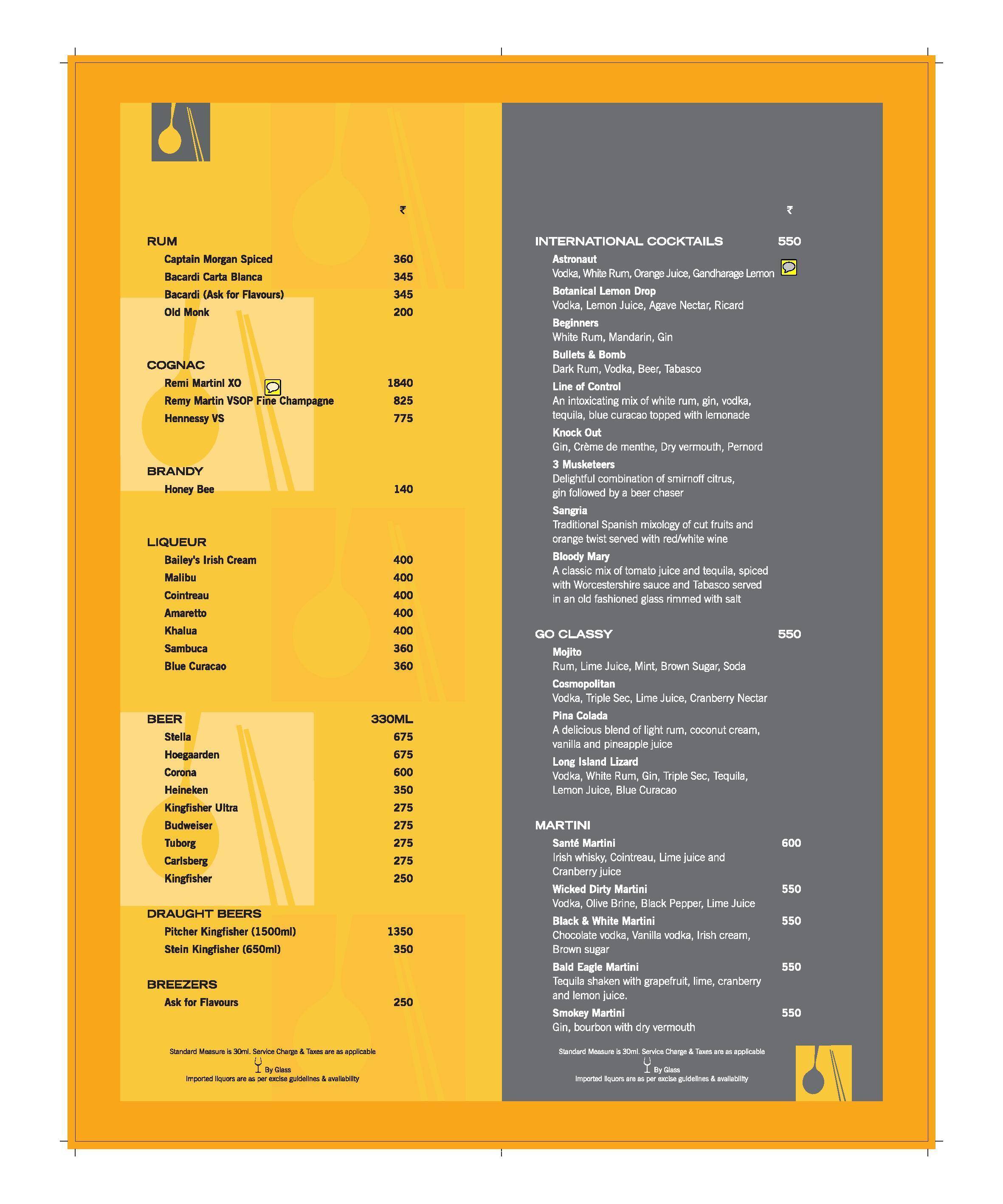 Sante - Novotel Menu, Menu for Sante - Novotel, New Town, Kolkata - Zomato