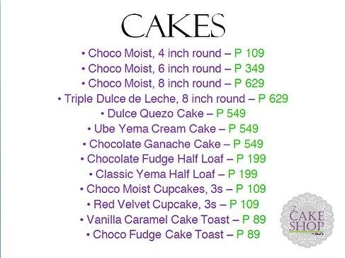 Menu at Ikos, Pasig, 6 East Capitol Drive