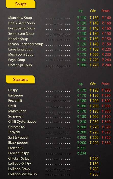 Menu of Yummy Curries, Mira Road, Mumbai