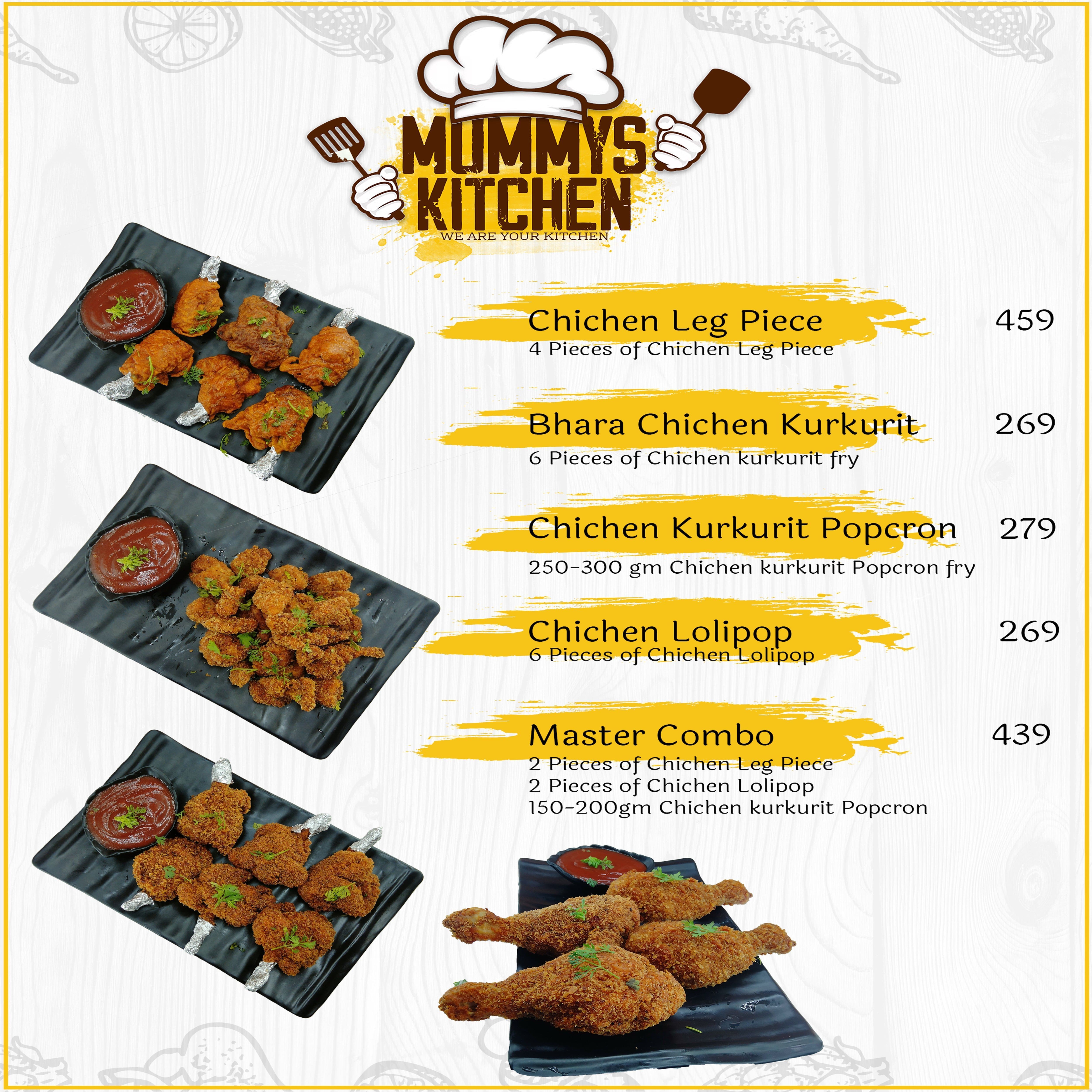 Menu of Mummy's Kitchen, Dhankawadi, Pune