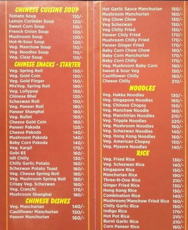 Menu of Achija, Naupada, Thane West, Thane