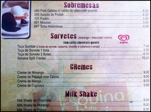 Menu em Açai & Burger café, São Paulo, Avenida Diogenes Ribeiro de Lima ...