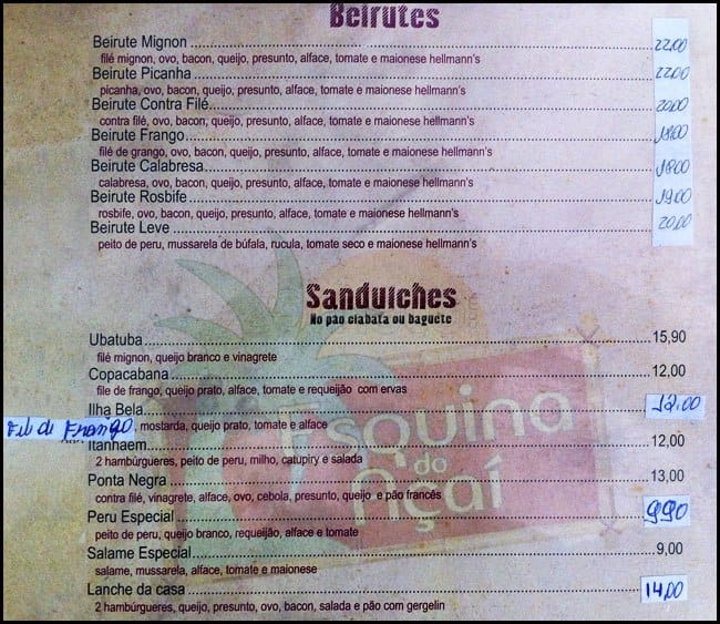 Menu em Açai & Burger café, São Paulo, Avenida Diogenes Ribeiro de Lima ...