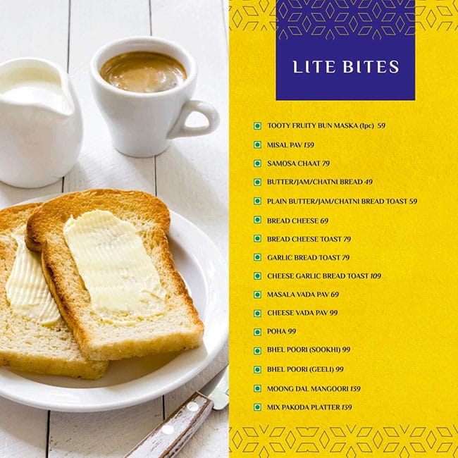 Menu at Cafe Tea Time, New Delhi, K-43