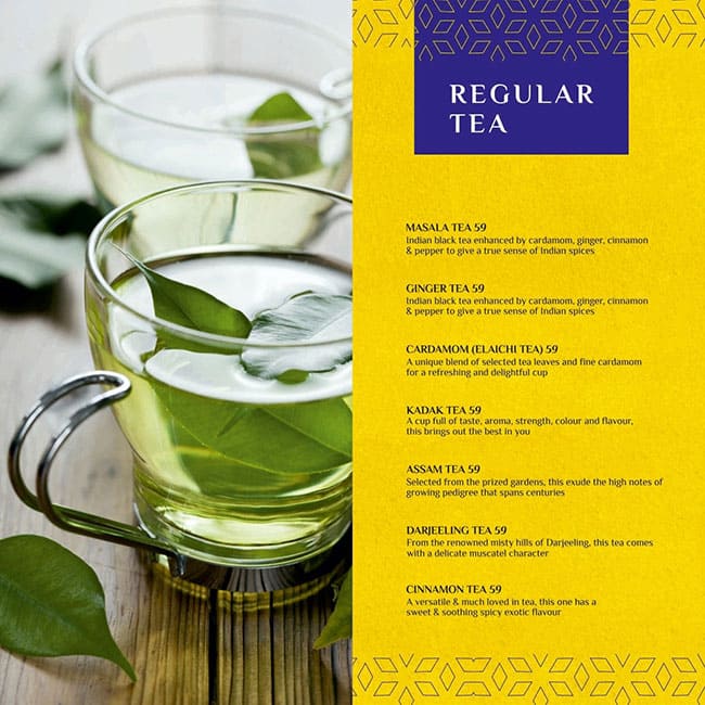 Menu at Cafe Tea Time, New Delhi, K-43