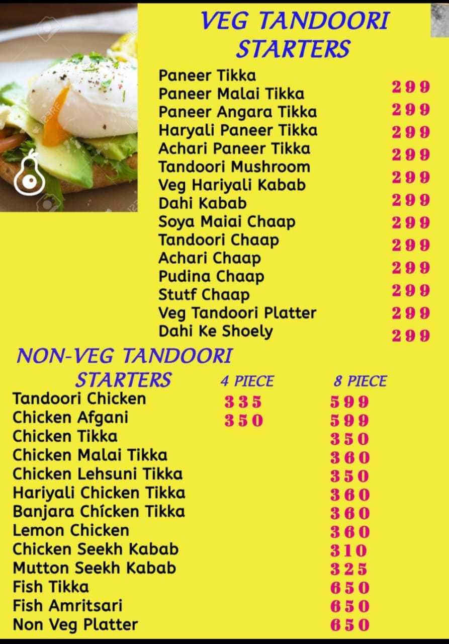 Menu of Khan Kitchen, Khanpur, New Delhi