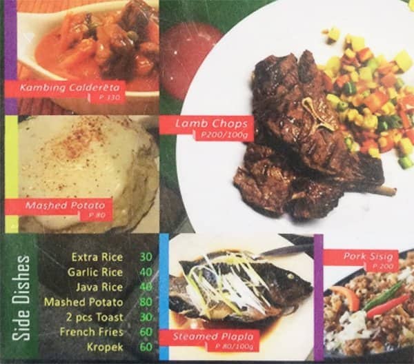 Menu at BEC Sportsbar and Restaurant, Makati