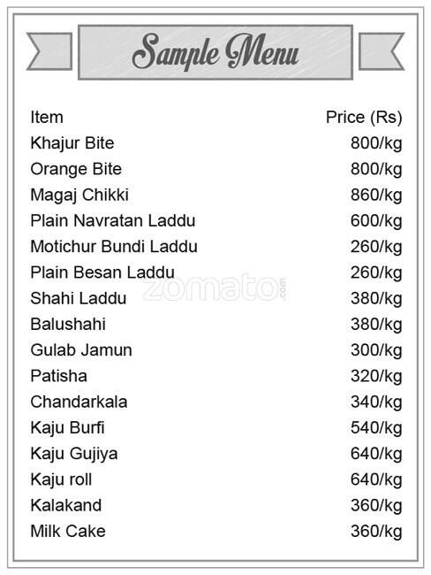 Shagun Sweets Menu, Menu for Shagun Sweets, Ambedkar Road, Ghaziabad ...