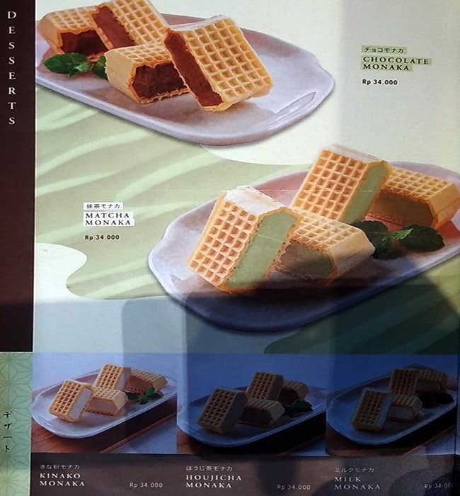 Menu at Sushi Tei Pacific Place restaurant, South Jakarta, QRF6+V3J