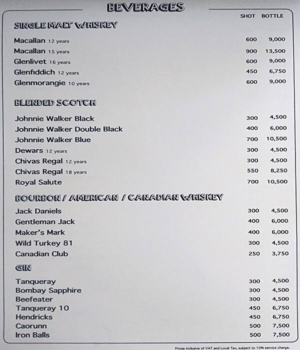 Menu at The Pantry cafeteria, Makati, Arnaiz Avenue Corner Epifanio de ...