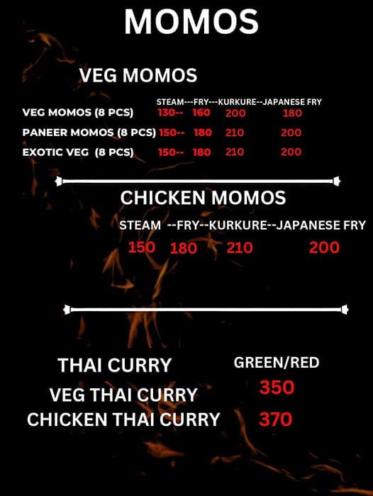 Menu of The Taste Of Chinese, Andheri Lokhandwala, Andheri West, Mumbai