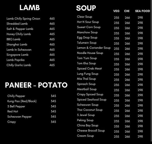 Menu of Food Shack - Feel The Taste!, Mohammad Ali Road, Mumbai
