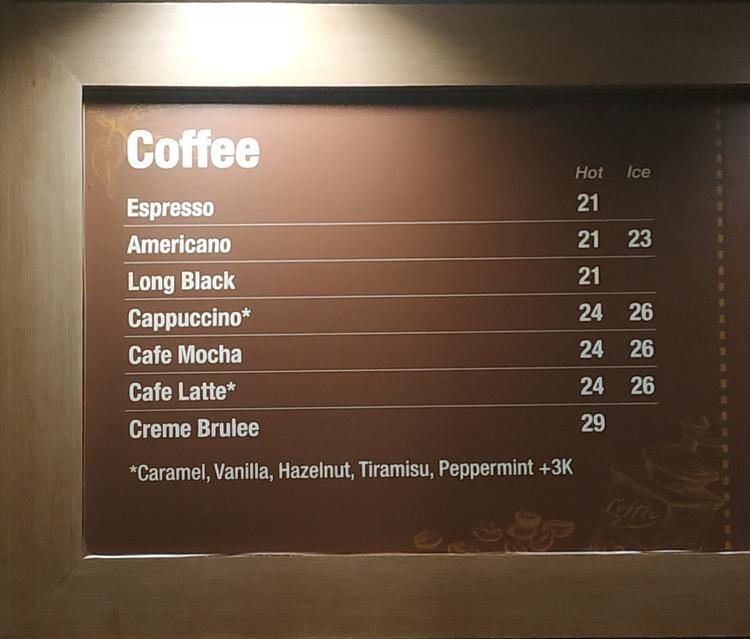 Menu at SALERO KEDAI KOPI, Jakarta