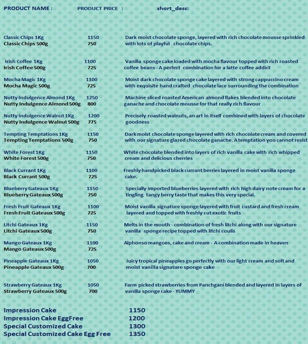 Just Bake Menu, Menu for Just Bake, Attapur, Hyderabad - Zomato