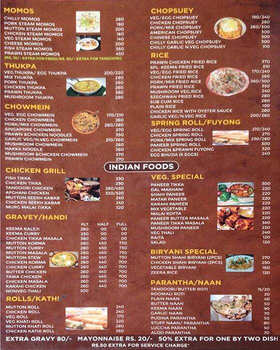 Bamboo chopsticks menu store