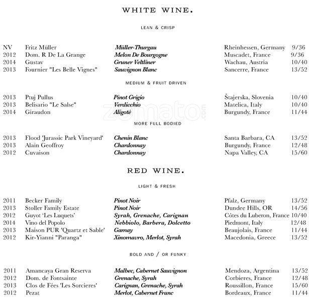 Menu at Kimball House pub & bar, Decatur