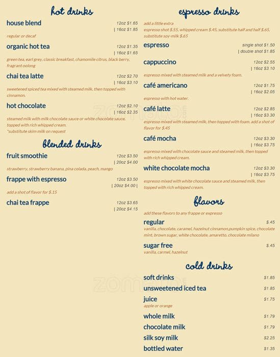 Menu at Stomping Grounds, Houston