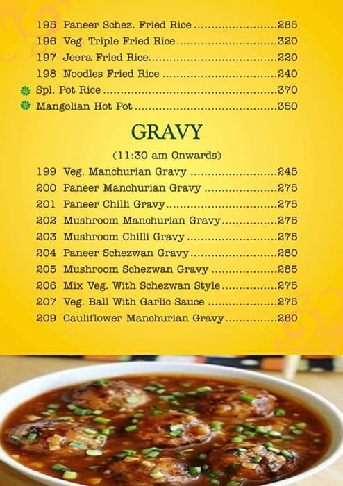 Menu at Achija, Navi Mumbai, achija veg restaurant