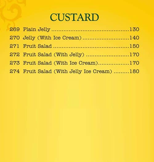 Menu at Achija, Navi Mumbai, achija veg restaurant