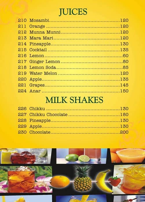 Menu at Achija, Navi Mumbai, achija veg restaurant