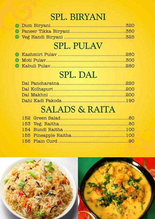 Menu at Achija, Navi Mumbai, achija veg restaurant