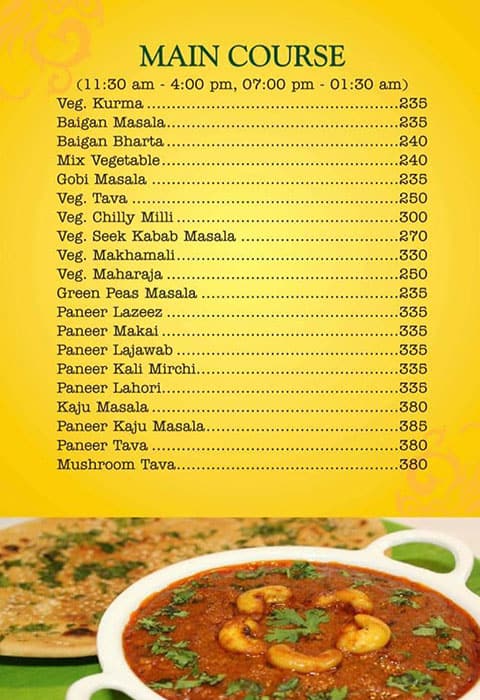 Menu at Achija, Navi Mumbai, achija veg restaurant