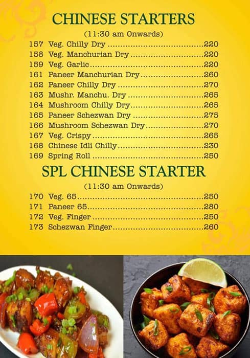 Menu at Achija, Navi Mumbai, achija veg restaurant